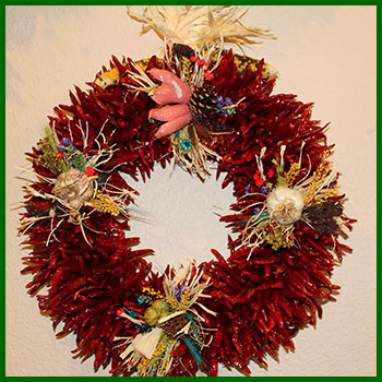 Chile Wreaths - Hatch Chile Peppers
